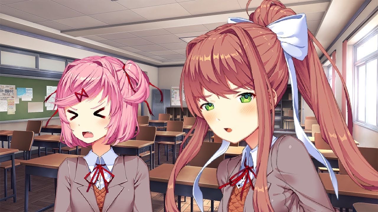 Monika is a demon! - YouTube