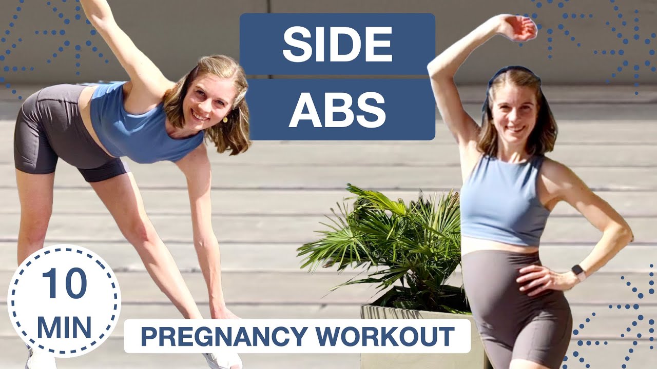 Bump-Friendly Abs: 10-Minute Prenatal Obliques Workout - YouTube