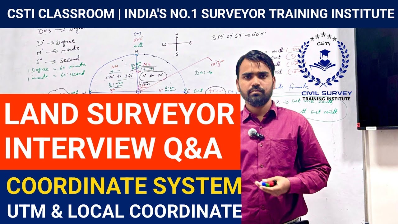Land Surveyor Interview Questions and Answers | Coordinate System ...