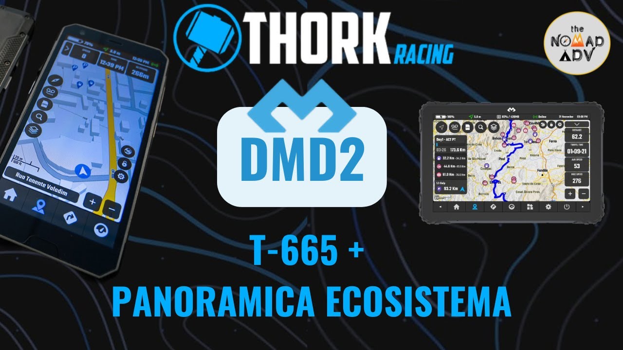 Navigatore DMD2 e Nav Phone T-665 Ecosistema Thork Racing #dmd2 #t665 # ...