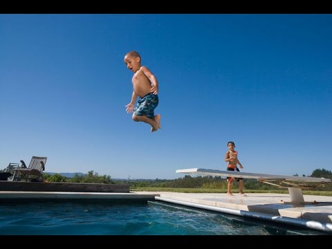 Belly Flop - How Not To Dive Off A Diving Board - YouTube