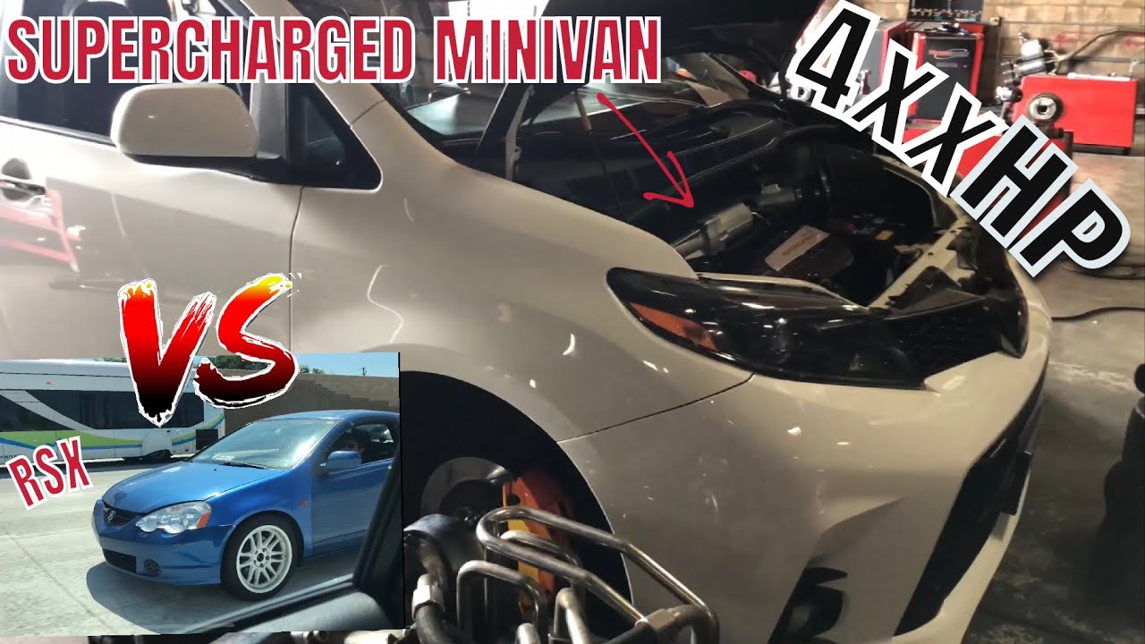 Supercharged Minivan Hits The Dyno pt.2(2015 Toyota Sienna) + Fun Run ...