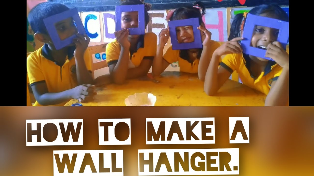 How to make a wall hanger.🔨📋 - YouTube