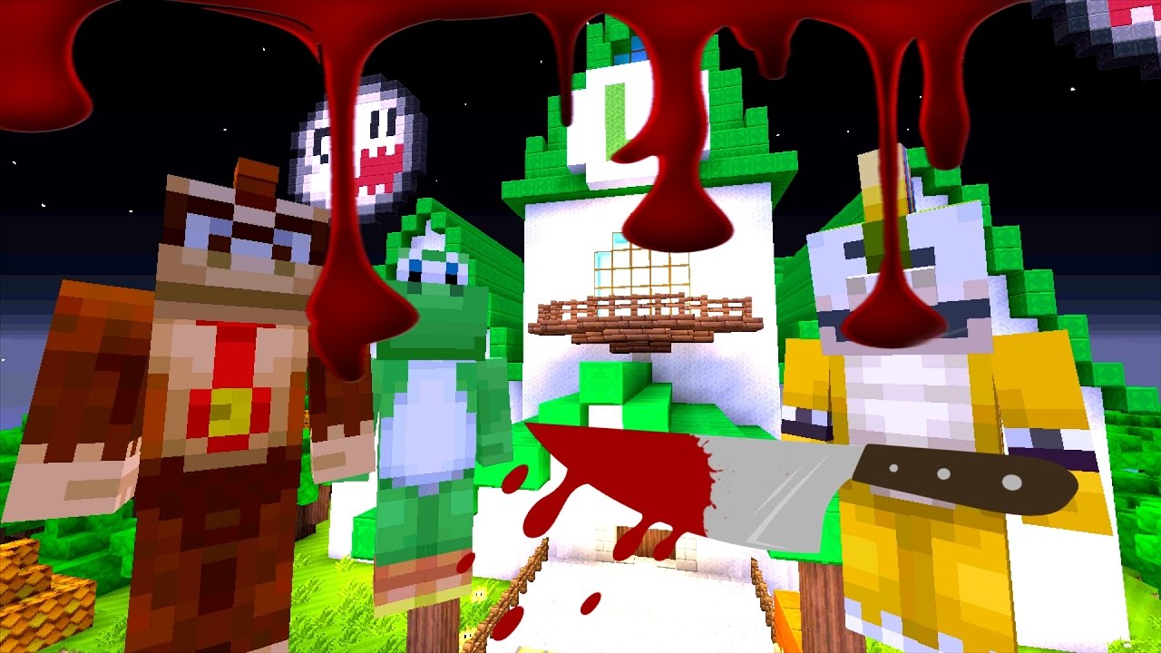 Minecraft Wii U - Super Mario Murder Mystery - Luigi's Mansion [2 ...