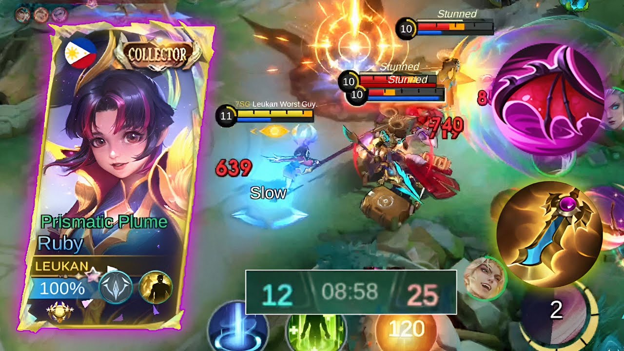 THE BEST WAY TO MAKE A COMEBACK!!💪 BEST RUBY BUILD AND ROTATION 2025 ...