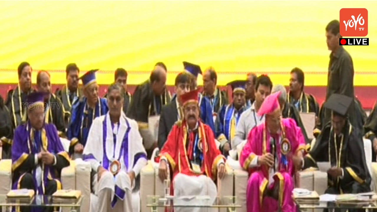 Gitam University Convocation | Vice President Venkaiah Naidu, Harish ...