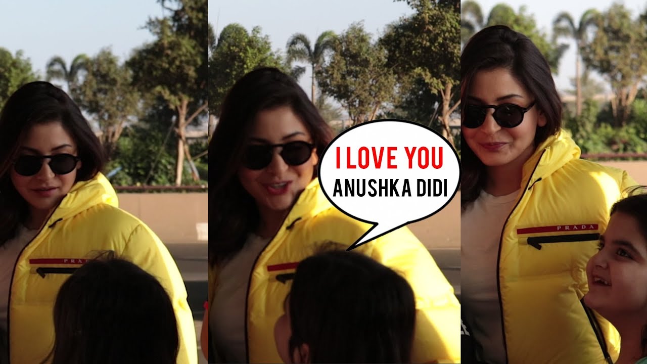 Anushka Sharma's CUTE Expressions When A Kid Says Her I LOVE YOU - YouTube