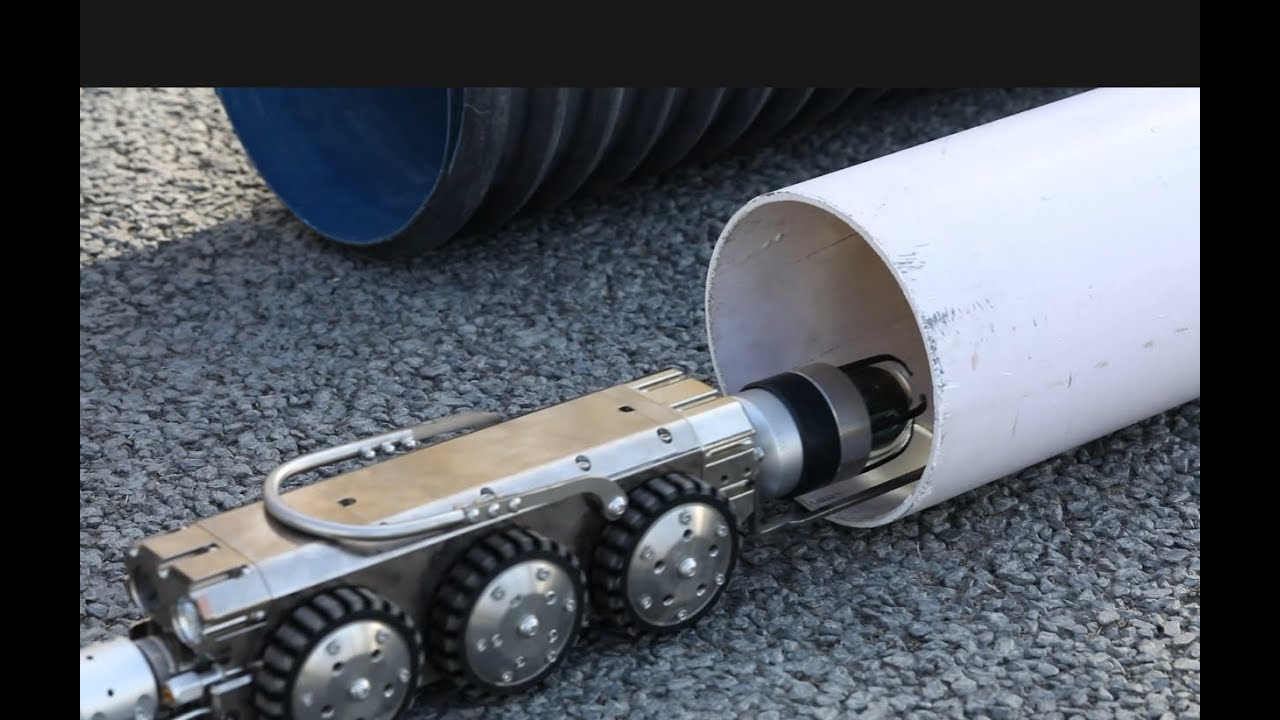 CCTV Pipe Inspection Crawlers-Drain and Sewer - YouTube