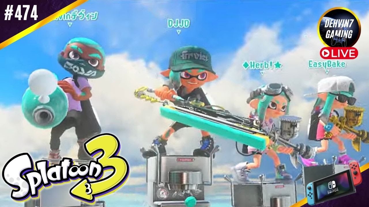 Turf Wars and Splat Time with viewers! Lets Roll! | Splatoon 3 - YouTube