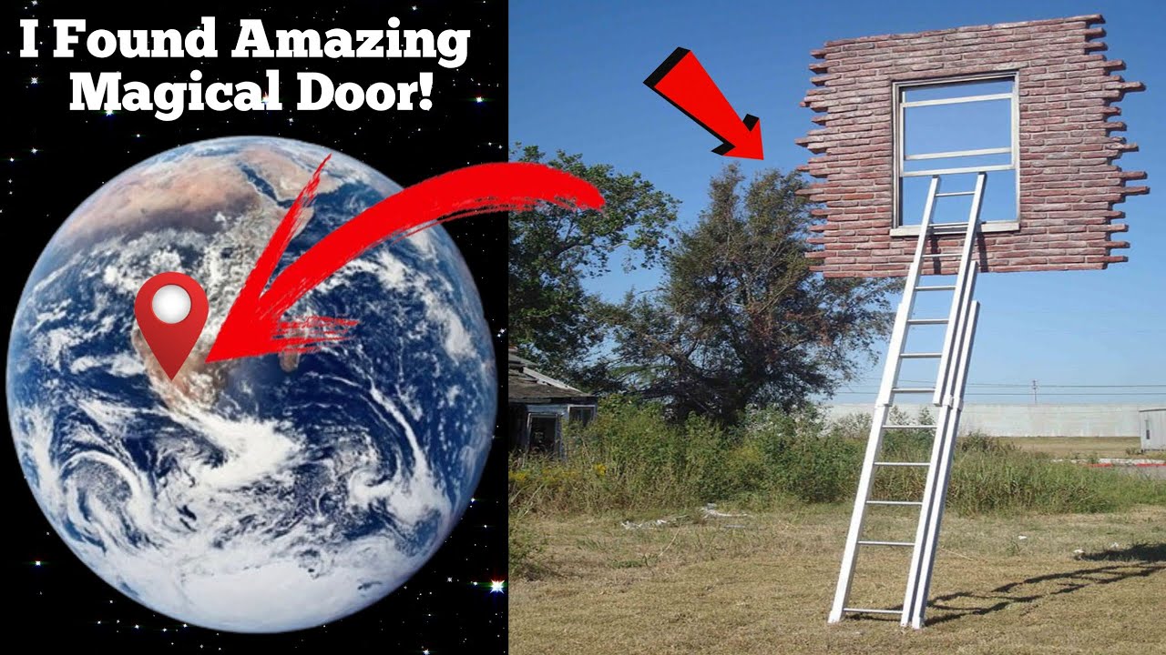 I Found Amazing Magical Door! 🚪😱 on google maps and google earth 🌎 # ...