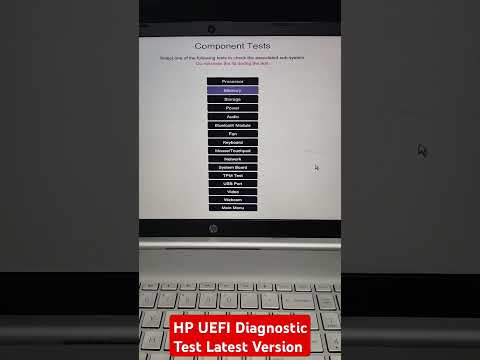 HP UEFI Diagnostic Test in HP Laptops Latest Version #hp #hplaptop # ...