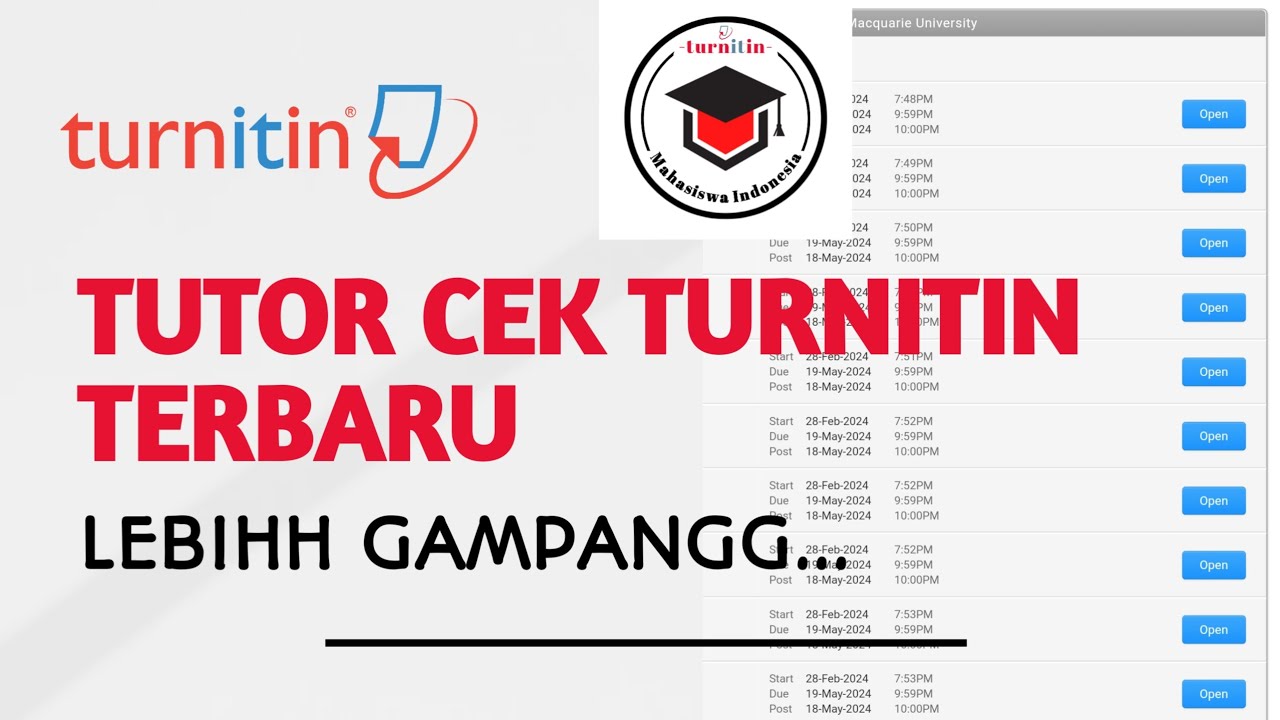 Tutorial Cara Cek Turnitin Terbaru Bagi Pemula - YouTube