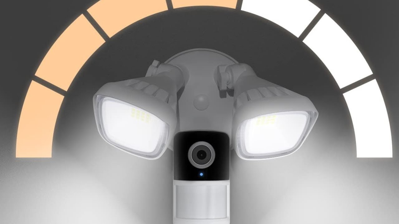 Best Floodlight Security Cameras Outdoor - 2K Wired Flood Light Camera ...