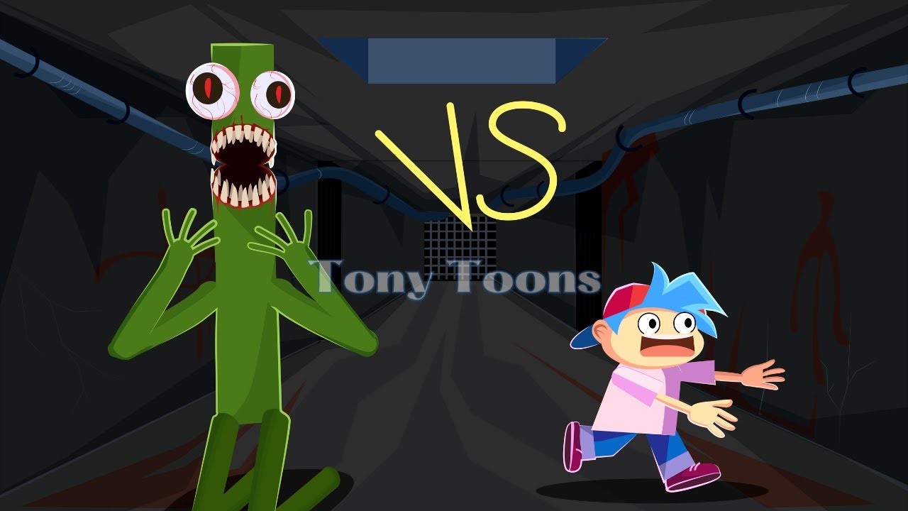 Rainbow Friends vs FNF BF (boyfriend and green) | Animated Battle FNF ...