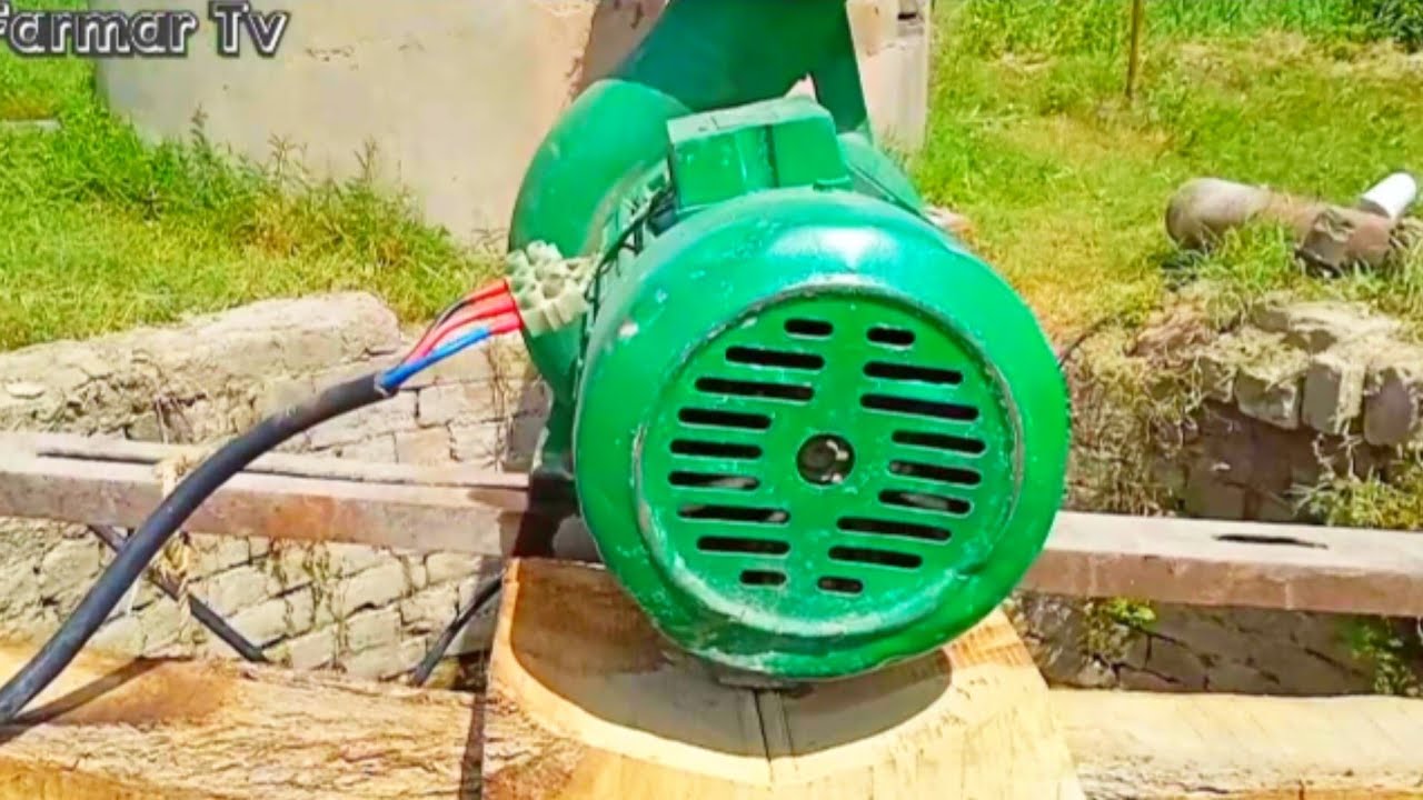 10 Hp Monoblock water Pump Tube well System - YouTube
