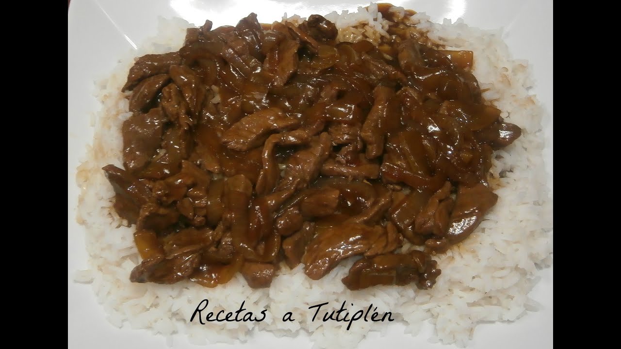 Ternera con cebolla al estilo chino #7 - YouTube