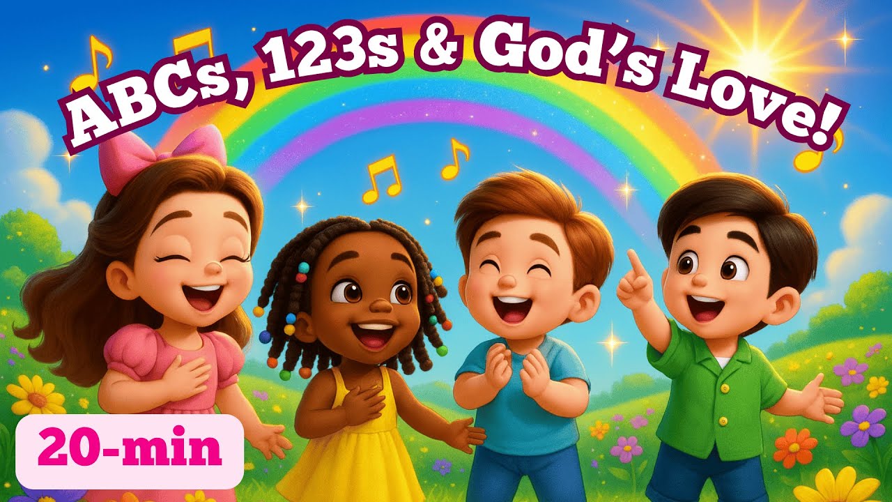 20-Minute Learn & Praise God! | Joyful Christian Songs for Kids |ABC ...