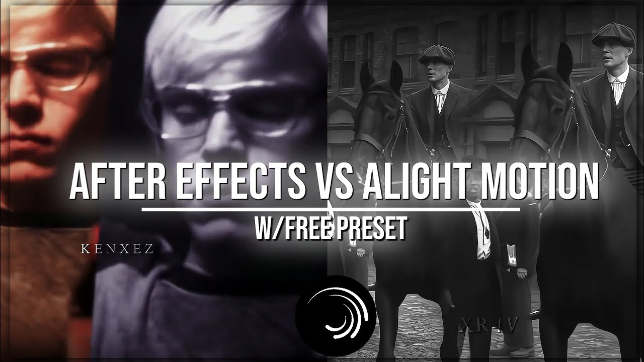 After Effects Vs Alight Motion Free Preset Edit || ALIGHT MOTION Ae ...
