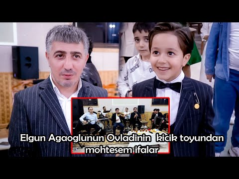 Elgun Agaoglunun Ovladi Ibrahim beyin Kicik toyunda mohtesem ifalar 2023 PART-1