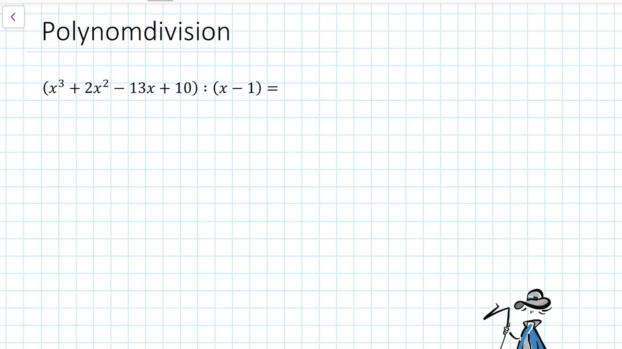 Polynomdivision durchführen (1) - YouTube