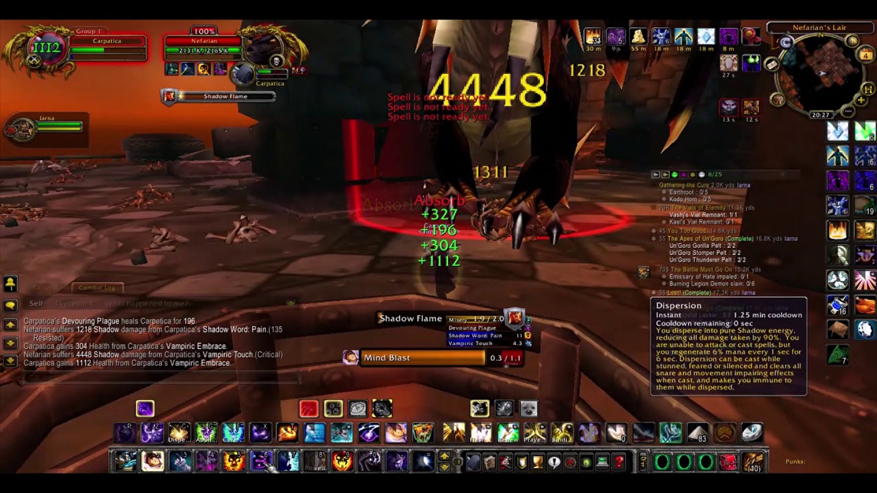 Wow Nefarian Solo 3 3 5a - YouTube