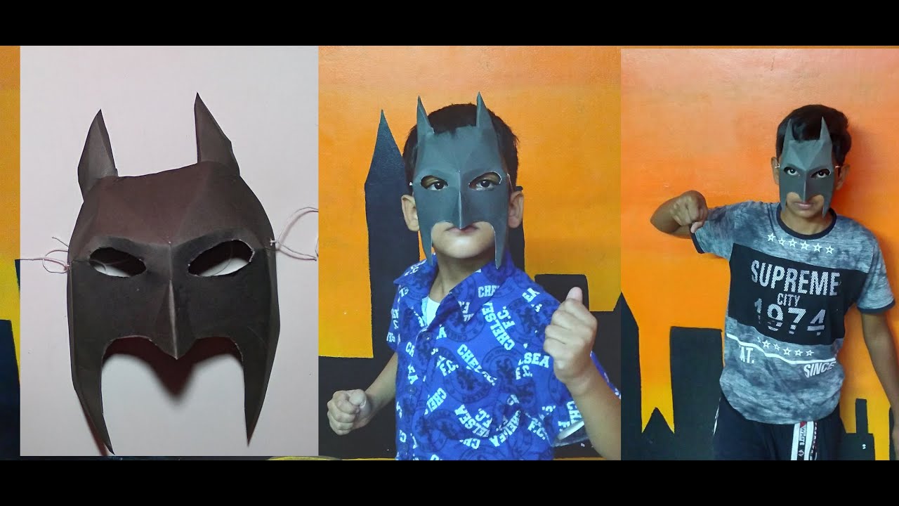 How To Make Batman Mask L DIY Batman Paper Mask YouTube how-to-make-batman-mask-l-diy-batman-paper-mask-youtube