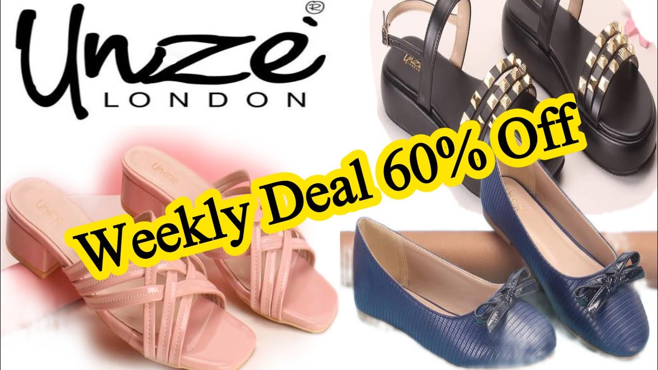 Unze London Shoes Sale 2023 | Flat 60% Off - YouTube