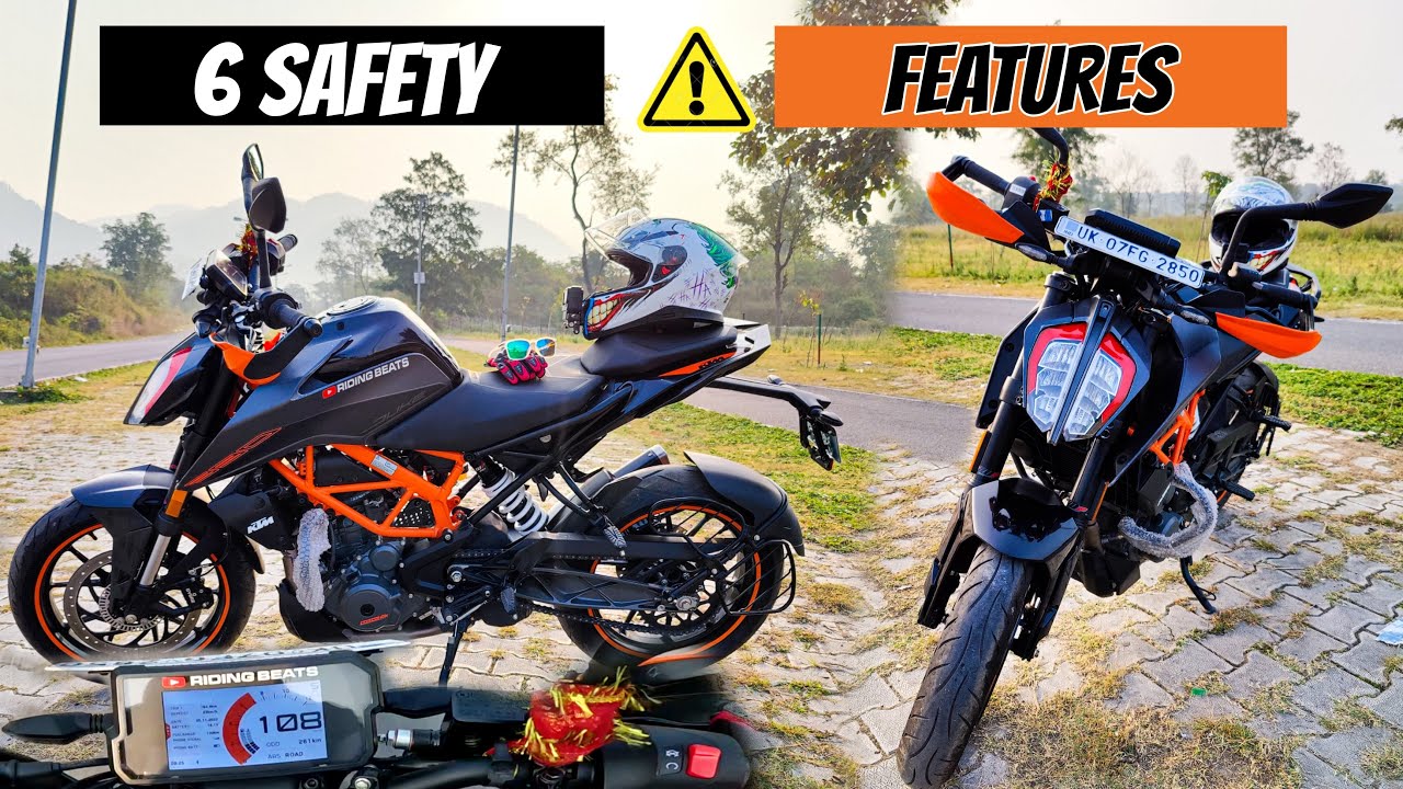 TOP 6 SAFETY FEATURES OF NEW KTM DUKE 390 BS6 2023 | FALL DETECTION 😰 ...