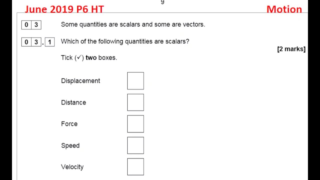 AQA GCSE 2019 Q3 Combined Science Higher Tier Past paper Questions walk ...