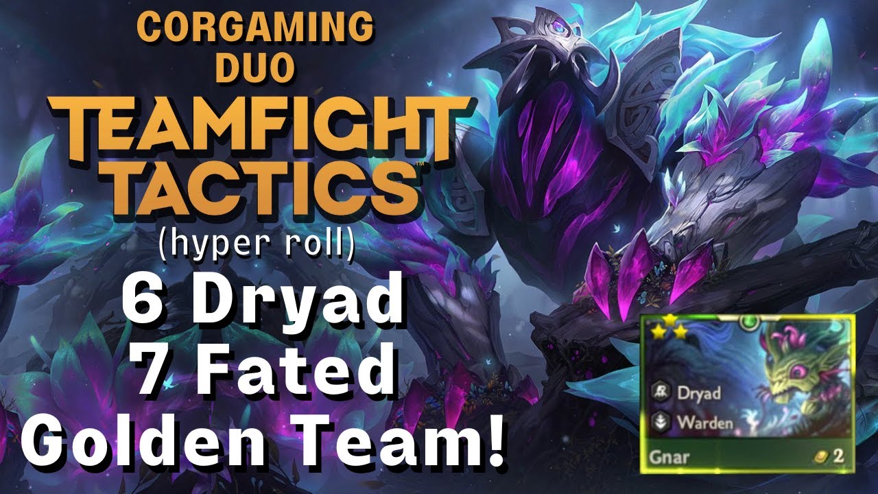 3 Star Golden Team - 6 Dryad 7 Fated Rek'sai!! | TFT Inkborn Fables ...