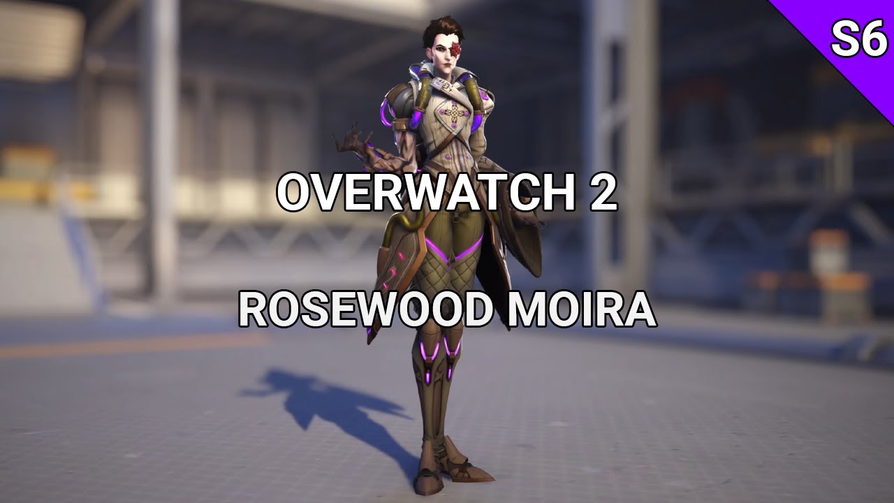 Overwatch 2 Rosewood Moira Season 6 Epic Shop Skin OW2 - YouTube