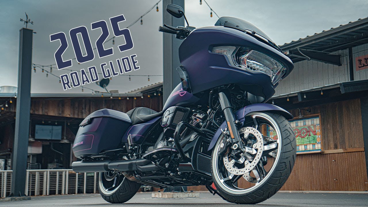 2025 Road Glide Black | Purple Abyss Denim - YouTube