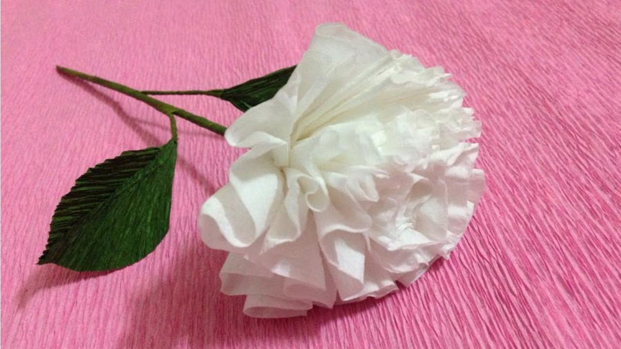 Tissue Paper Flowers Making How To Make Rose Tissue Paper Flower YouTube tissue-paper-flowers-making-how-to-make-rose-tissue-paper-flower-youtube