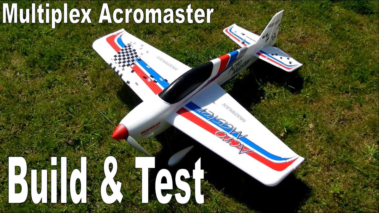 RC Plane - Multiplex Acromaster - Build & test - YouTube