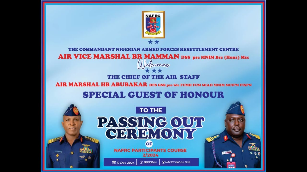 PASSING OUT CEREMONY OF NAFRC PARTICIPANTS CSE 2/24 - YouTube