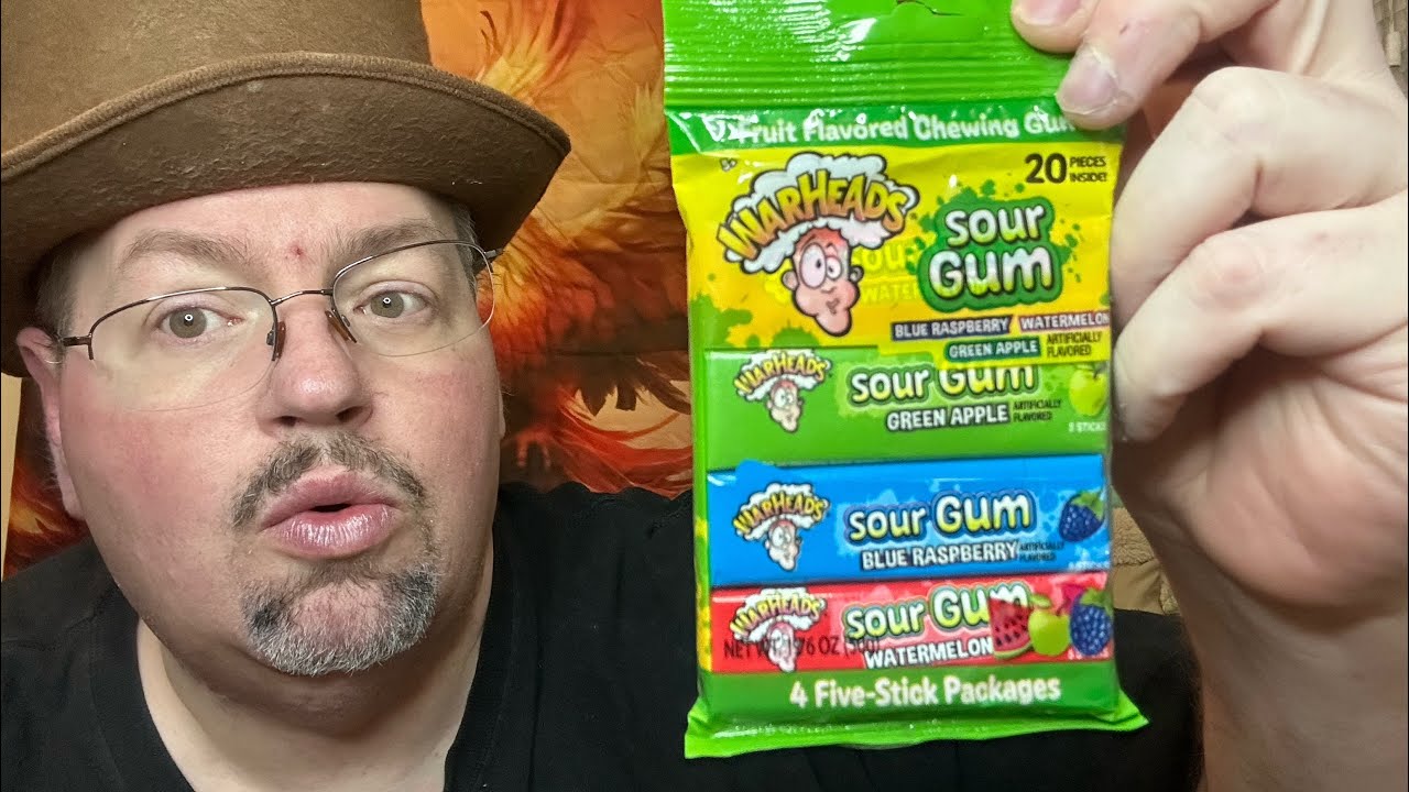 Classic Candy corner : Warheads sour gum - YouTube