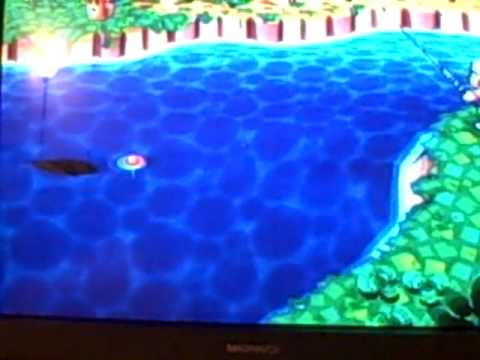 Animal Crossing: City Folk- Giant Snakehead - YouTube