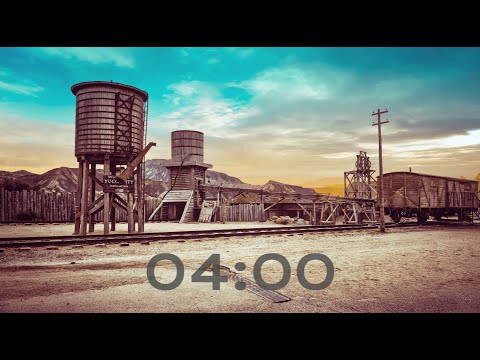 4 Minute Timer - Colorful Sky Near Old Train Tracks - YouTube