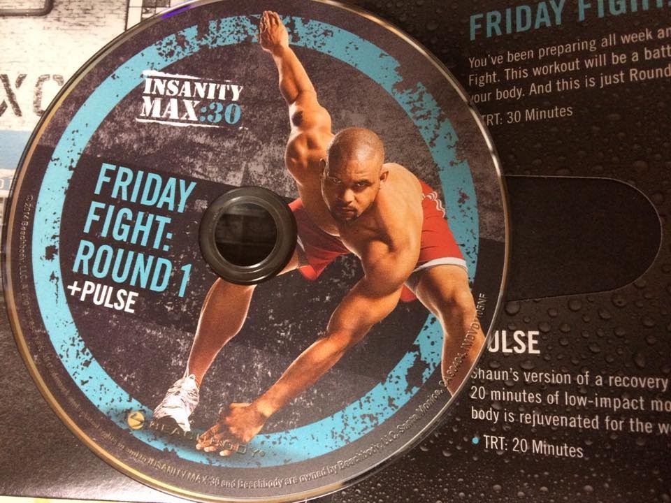 Fitbit Charge HR Review on workout Insanity MAX 30 Friday FIght Round 1 ...