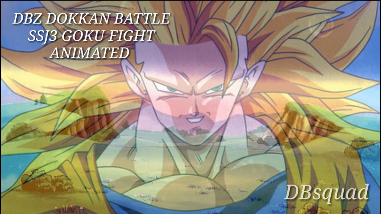 DBZ DOKKAN BATTLE SSJ3 GOKU BOSS FIGHT ANIMATED - YouTube