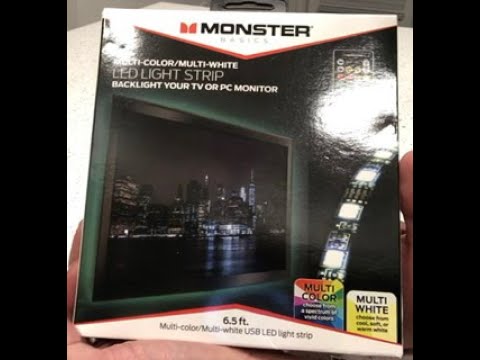 Walmart Monster Basics Multi-Color/Multi-White USB LED Light Strip ...