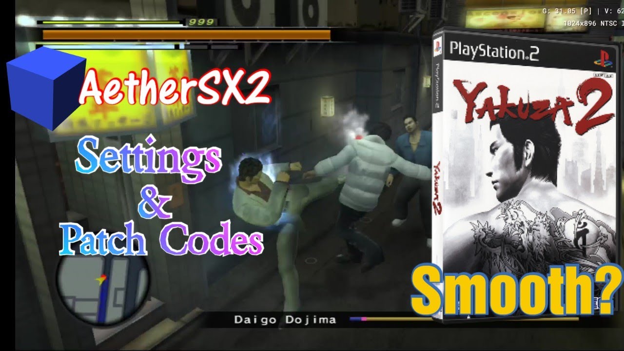 AetherSX2 Yakuza 2 + Settings & Patch Codes - YouTube