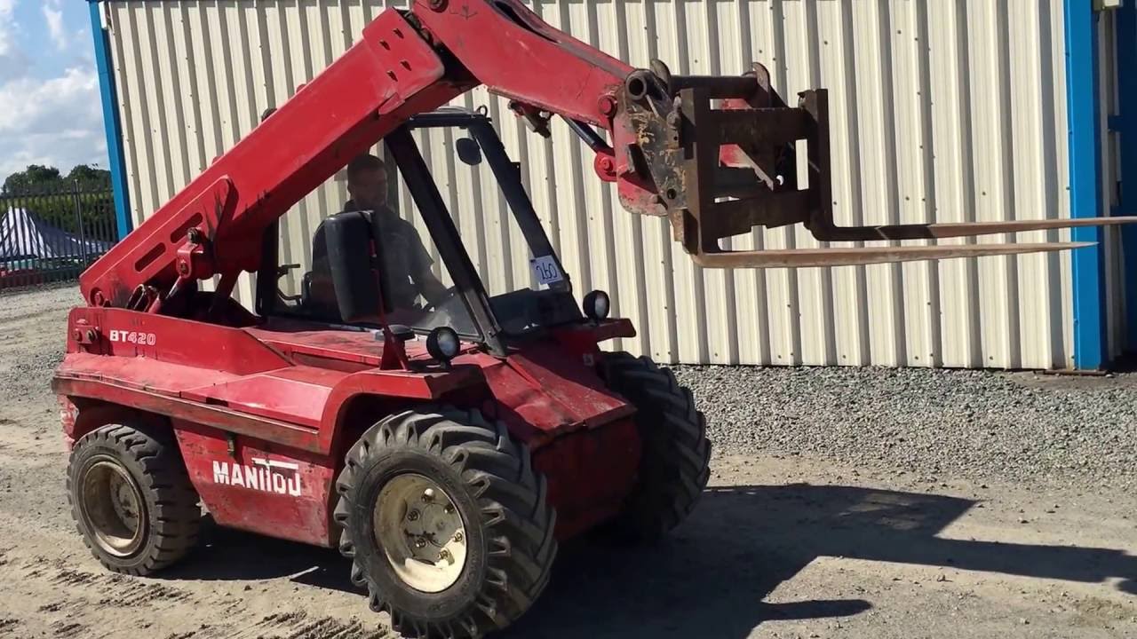 2001 MANITOU BT420 BUGGISCOPIC - YouTube