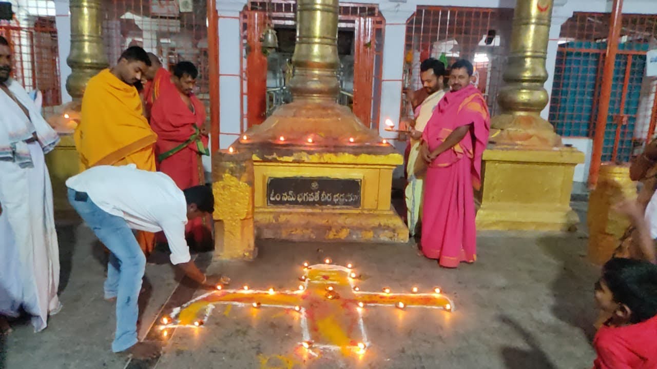 Kothakonda veerabhadra swamy evening special Pooja #kothakondatemple # ...