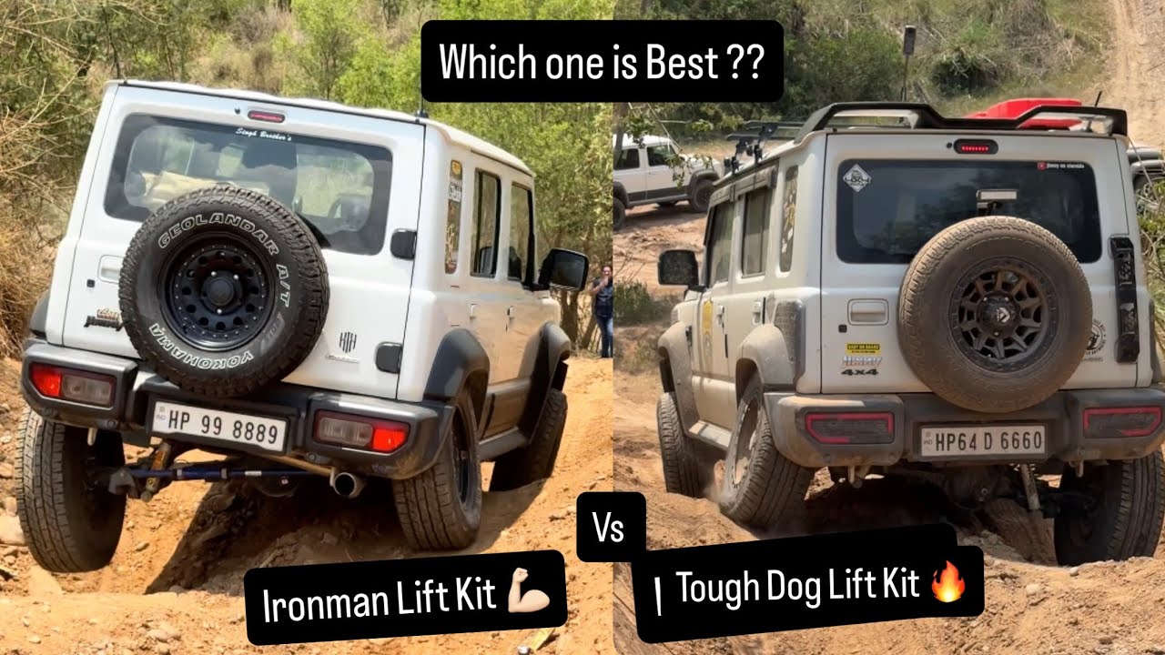 Jimny Best Suspension 🛠️ | Iron Man vs Tough Tog | Offroad Testing 💪🏻 # ...