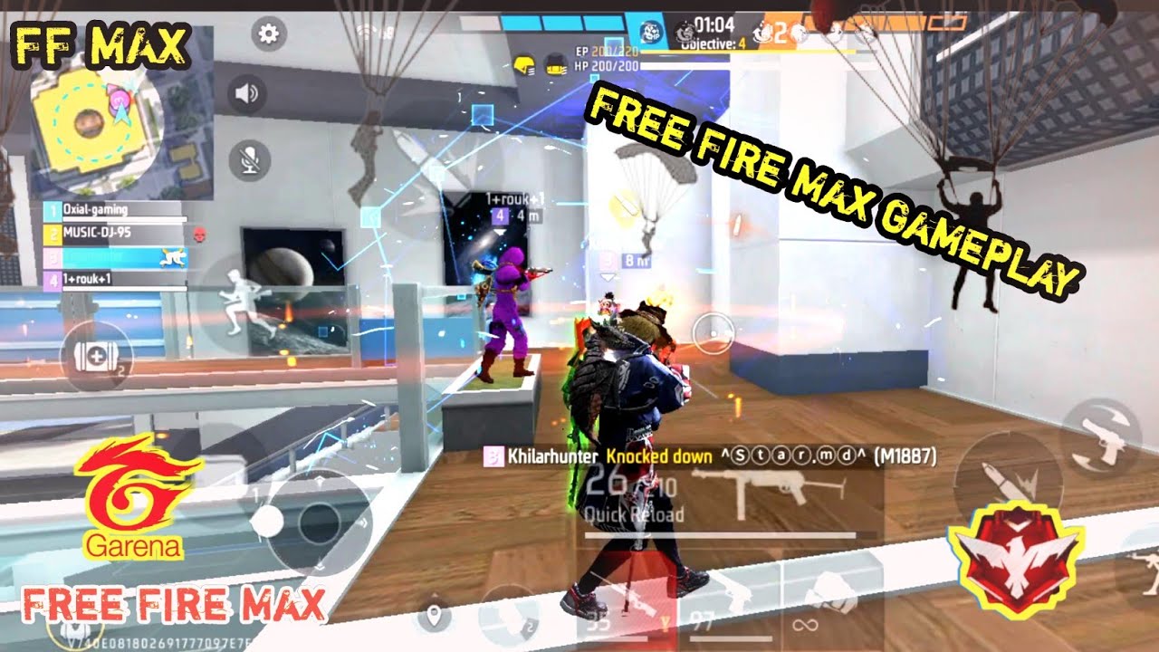 Free Fire Max Criminal ke sath gameplay || Free Fire Max clash squad ...