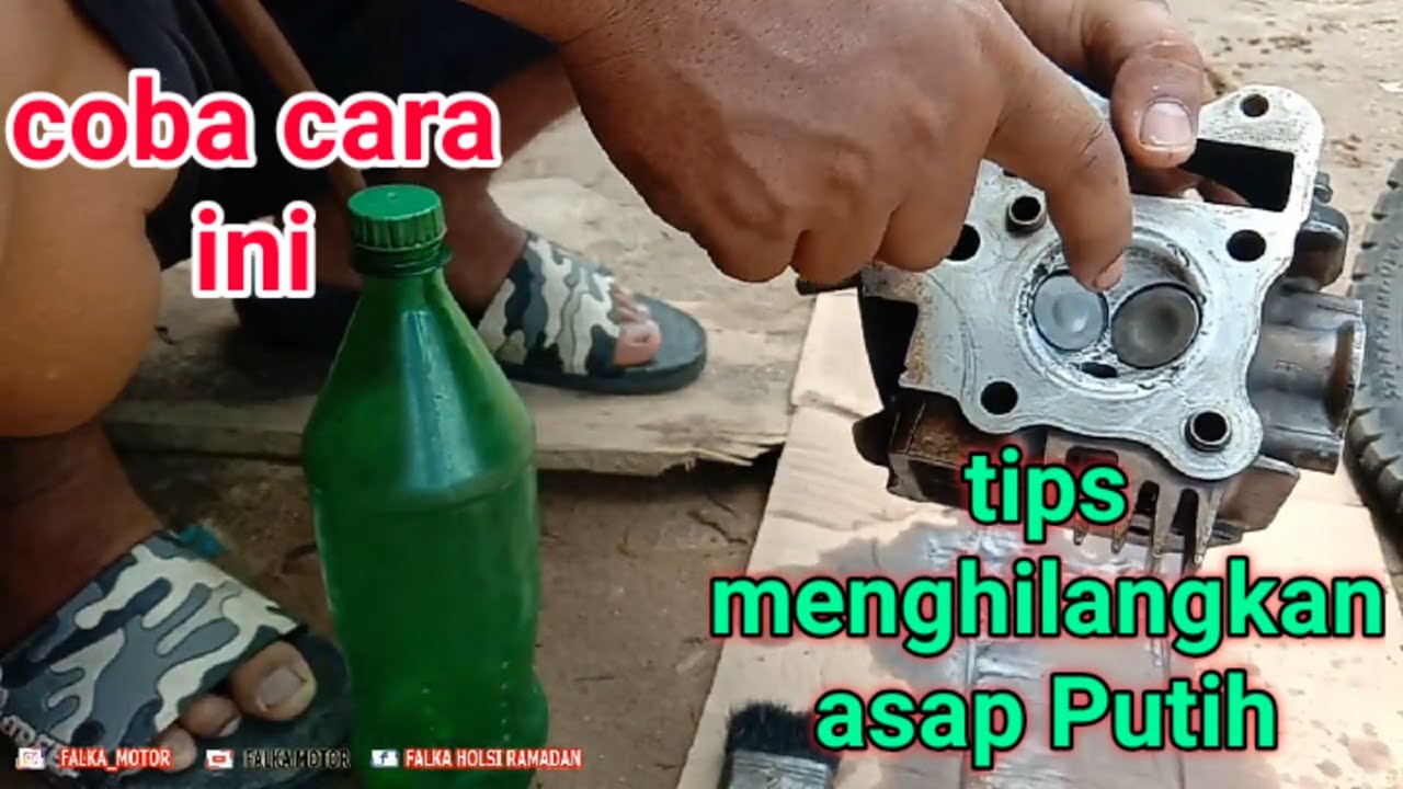 sekir klep agar tidak bocor kompresi pada sepeda motor - YouTube