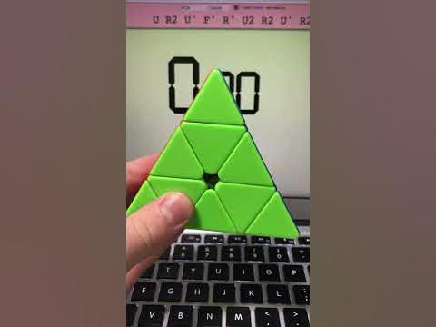 Pyraminx Two Edge Flip Algorithm and Execution! - YouTube