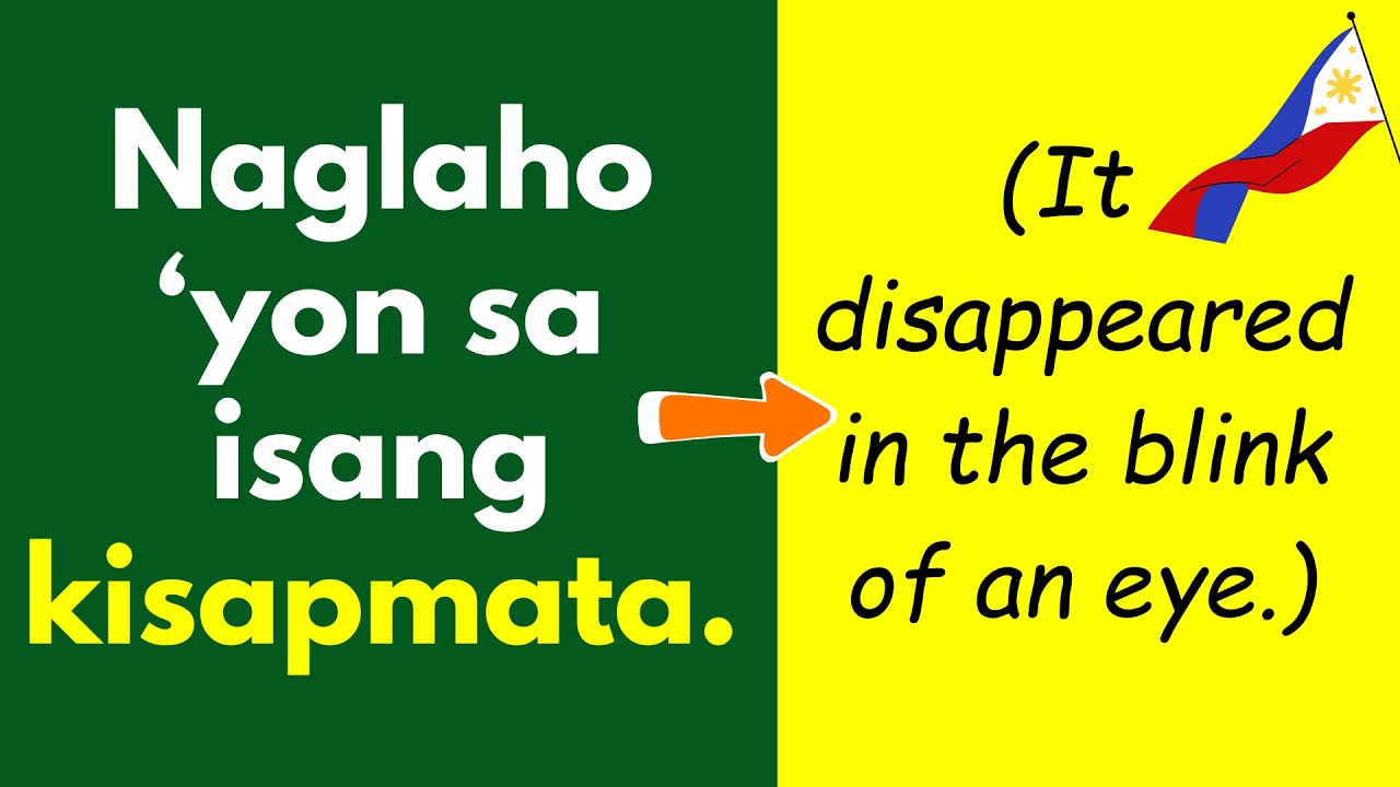 Adverbs of Time in Tagalog Phrases and Sentences | Learn Filipino - YouTube