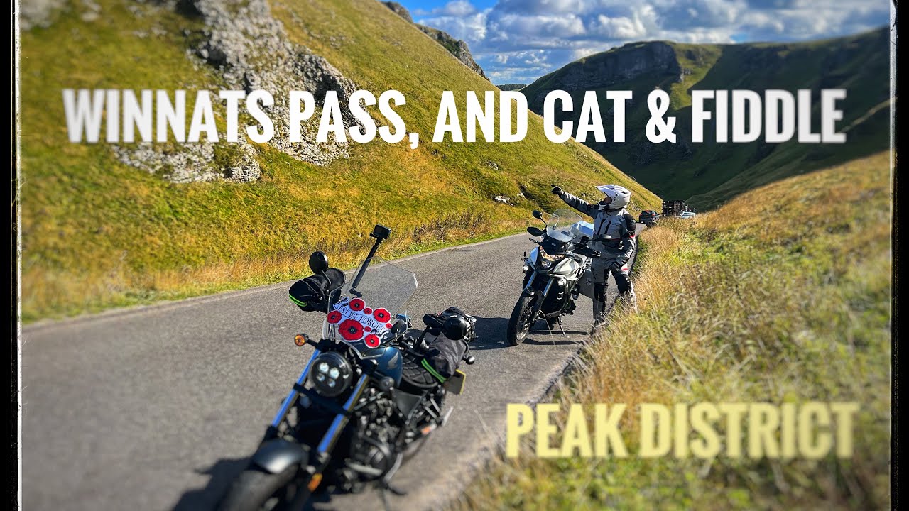 Ride to Castleton, winnats pass, & cat and fiddle Peak District. - YouTube